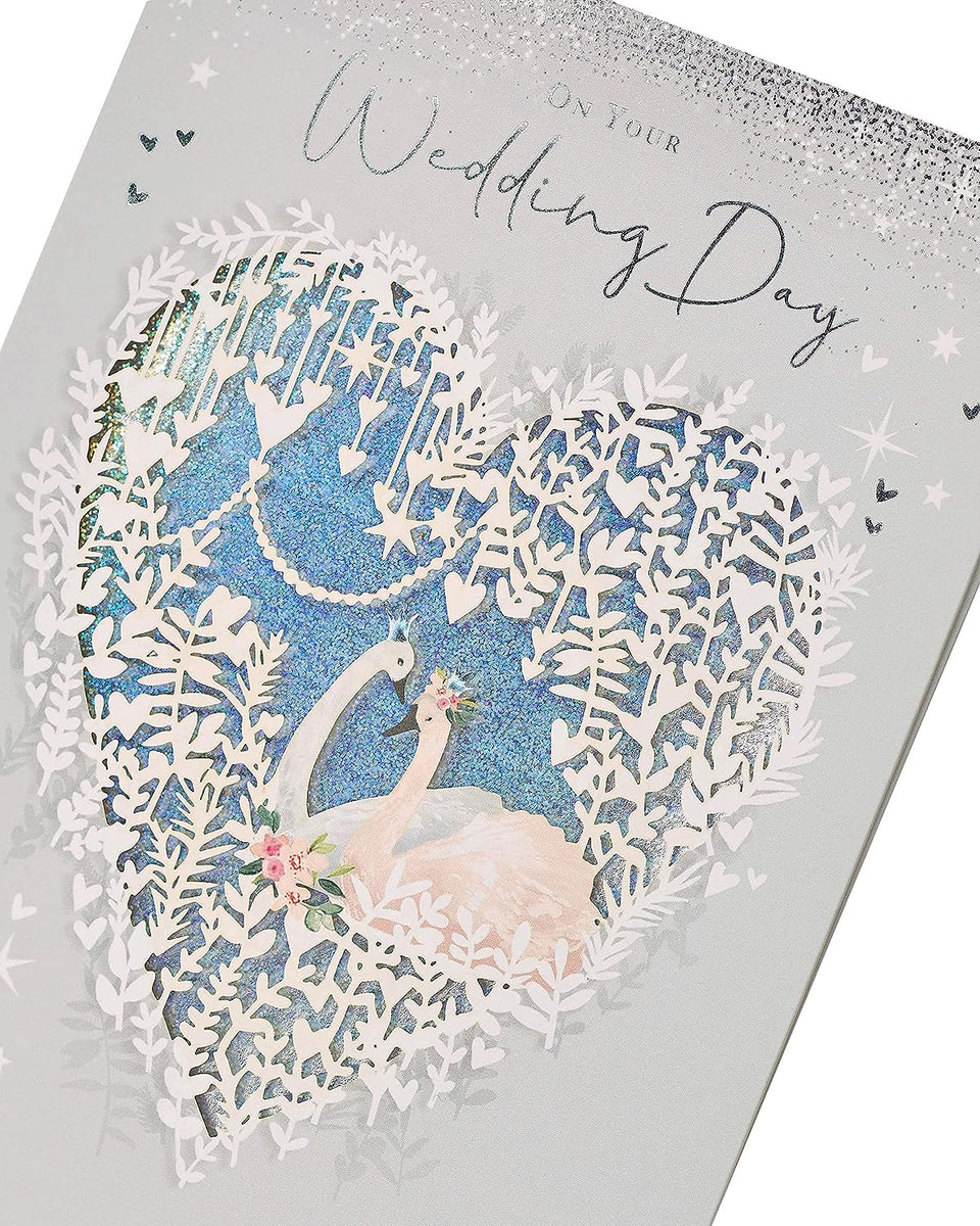 Swan Design Wedding Congratulations Card – Collect Cards