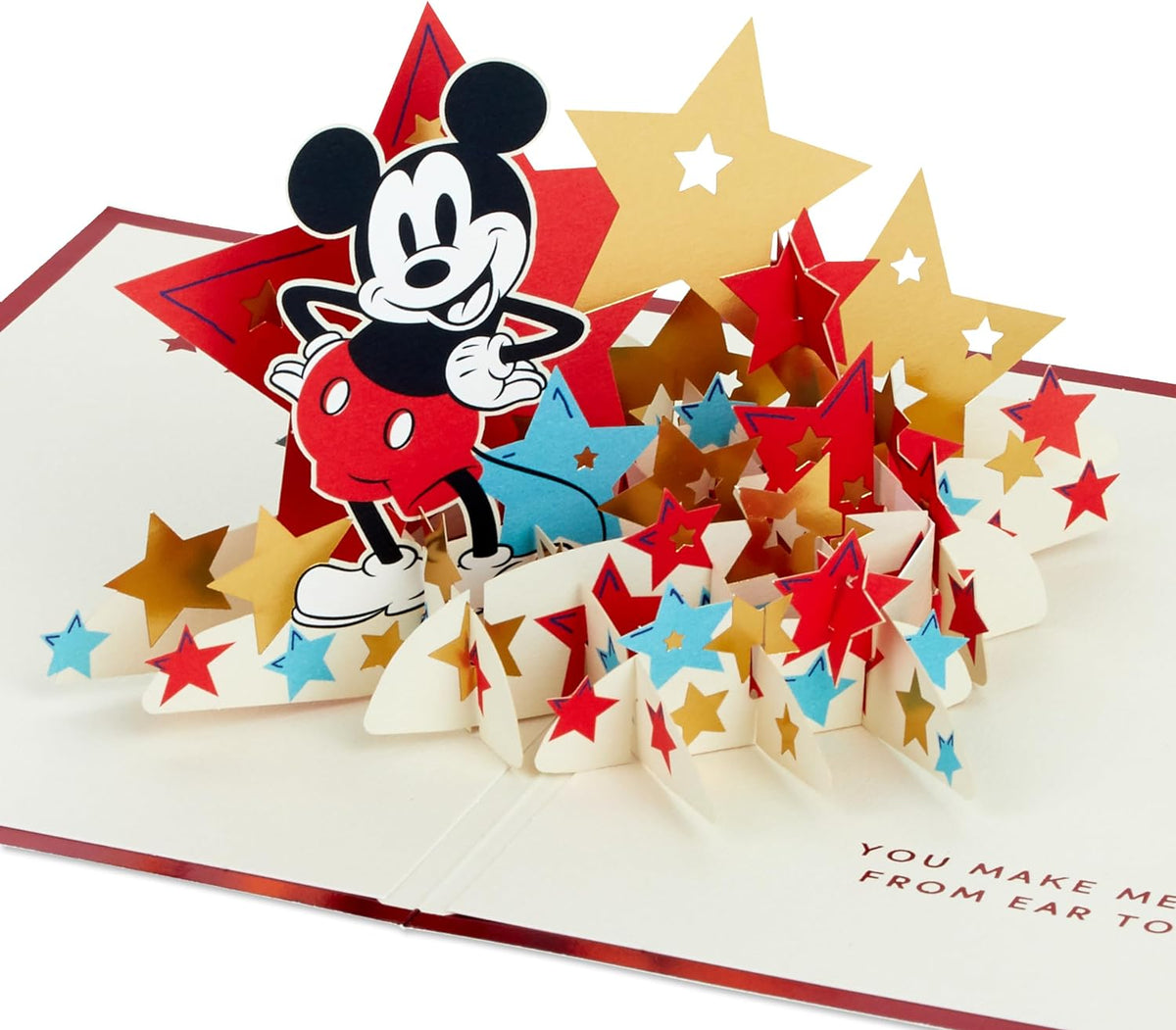 3D Pop-Up Disney Mickey Mouse Design Any Occasion Card for Father's Da ...
