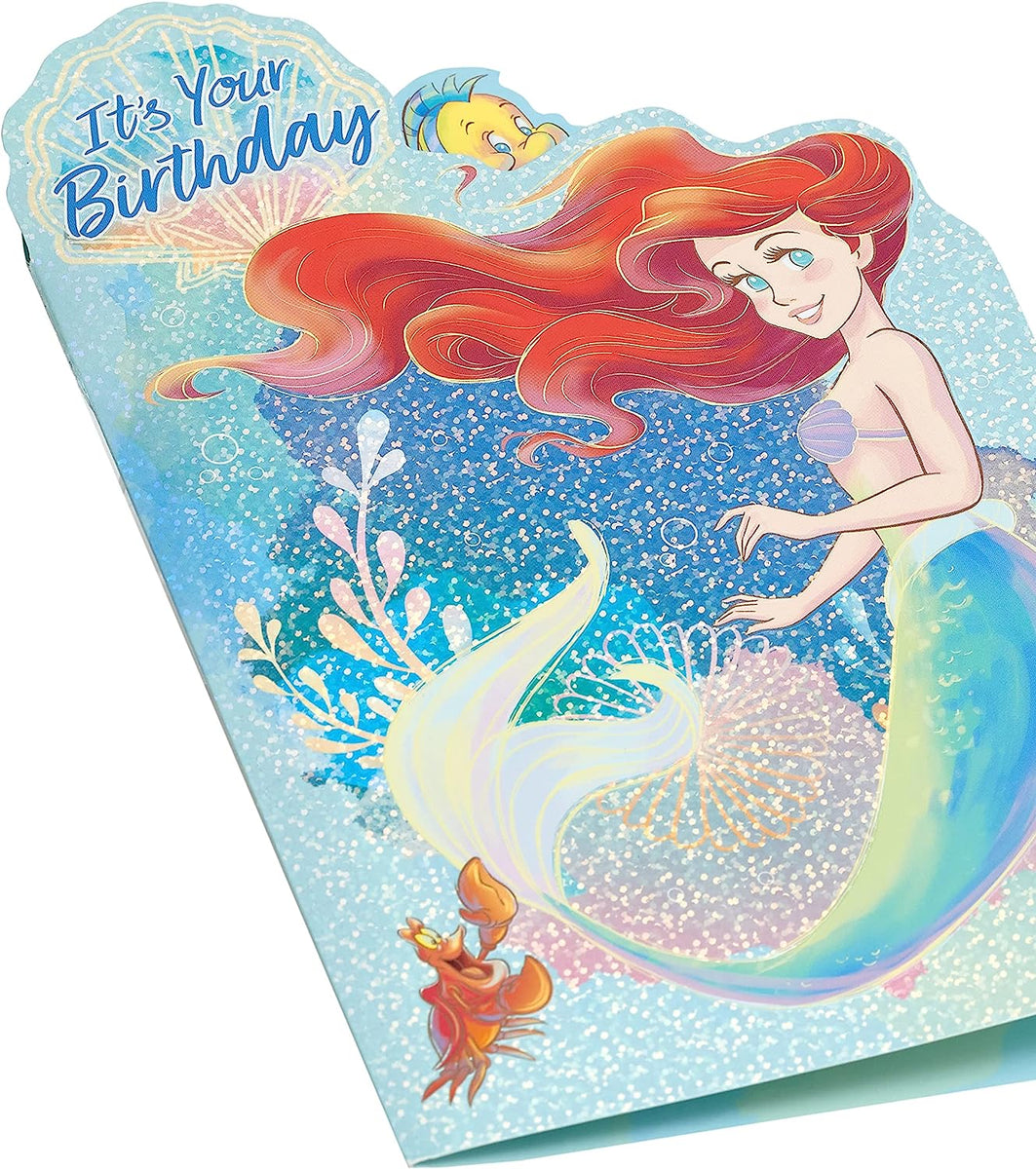 Disney Sweet Ariel Design Pop Up Birthday Card – Collect Cards