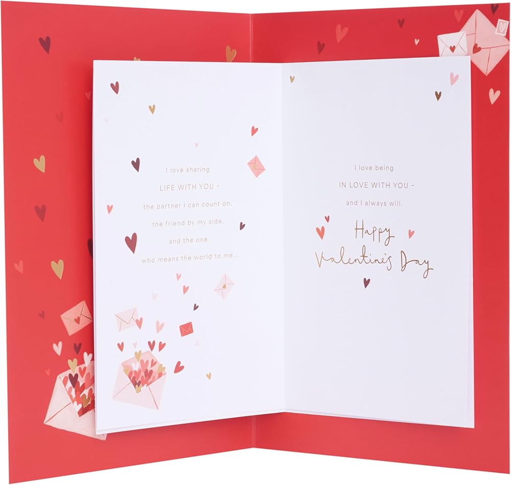 Envelope of Hearts Design Valentine's Day Card – Collect Cards