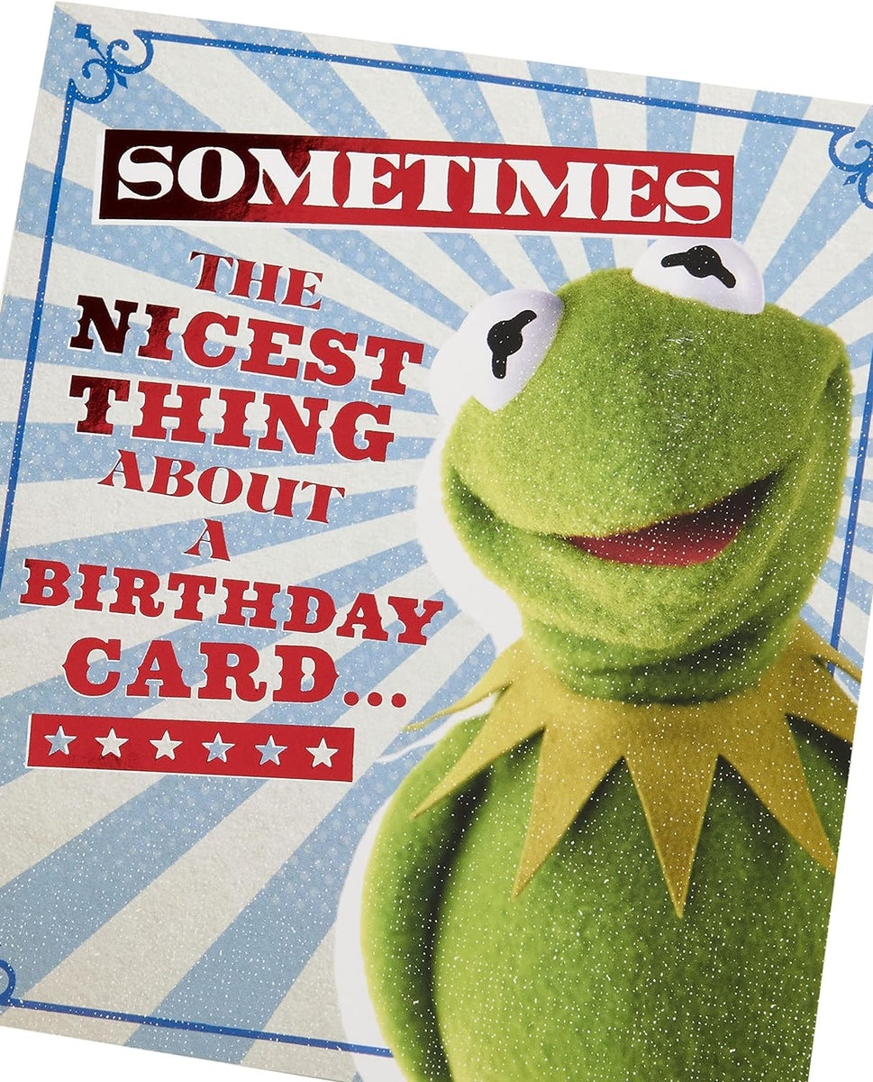 Disney The Muppets Kermit Design Birthday Card – Collect Cards