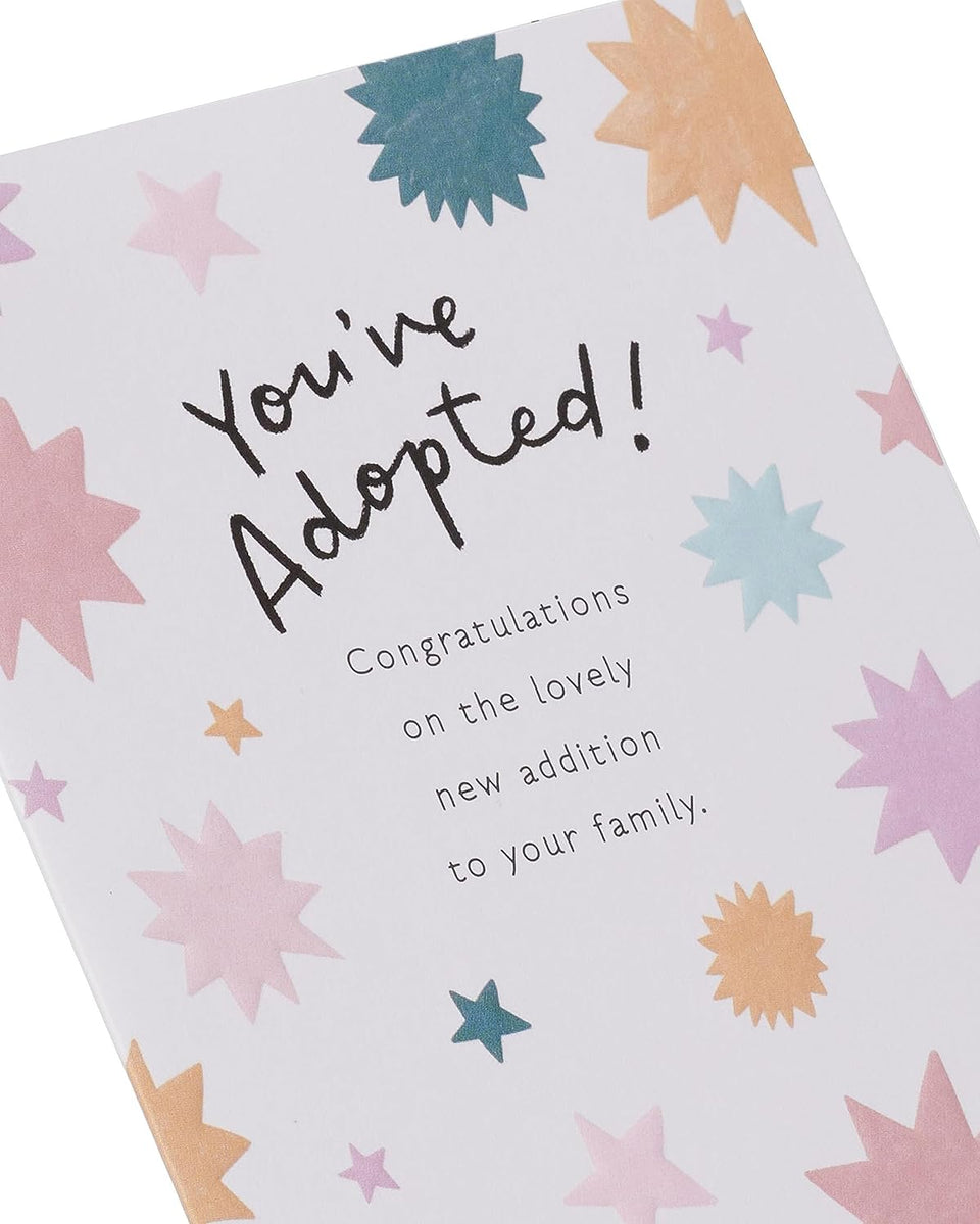 Bright Pattern Design Adoption Congratulations Card – Collect Cards