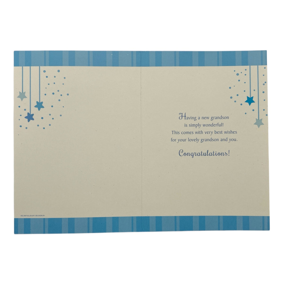 On The Birth Of Baby Grandson Teddy Holding Banner Design Congratulati ...
