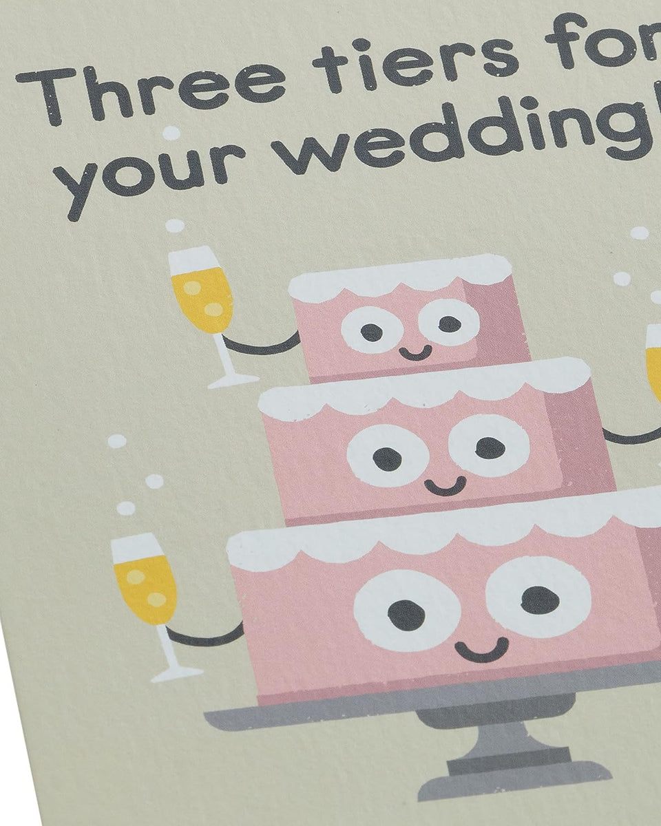 Kindred X David Olenick Three Tiers Wedding Congratulations Card ...