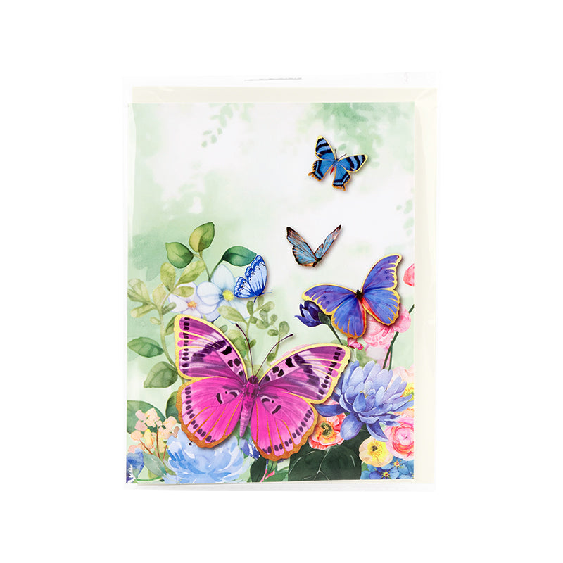 Fluttering Grace Pop Up Butterfly 3D Pop Up Card – Collect Cards