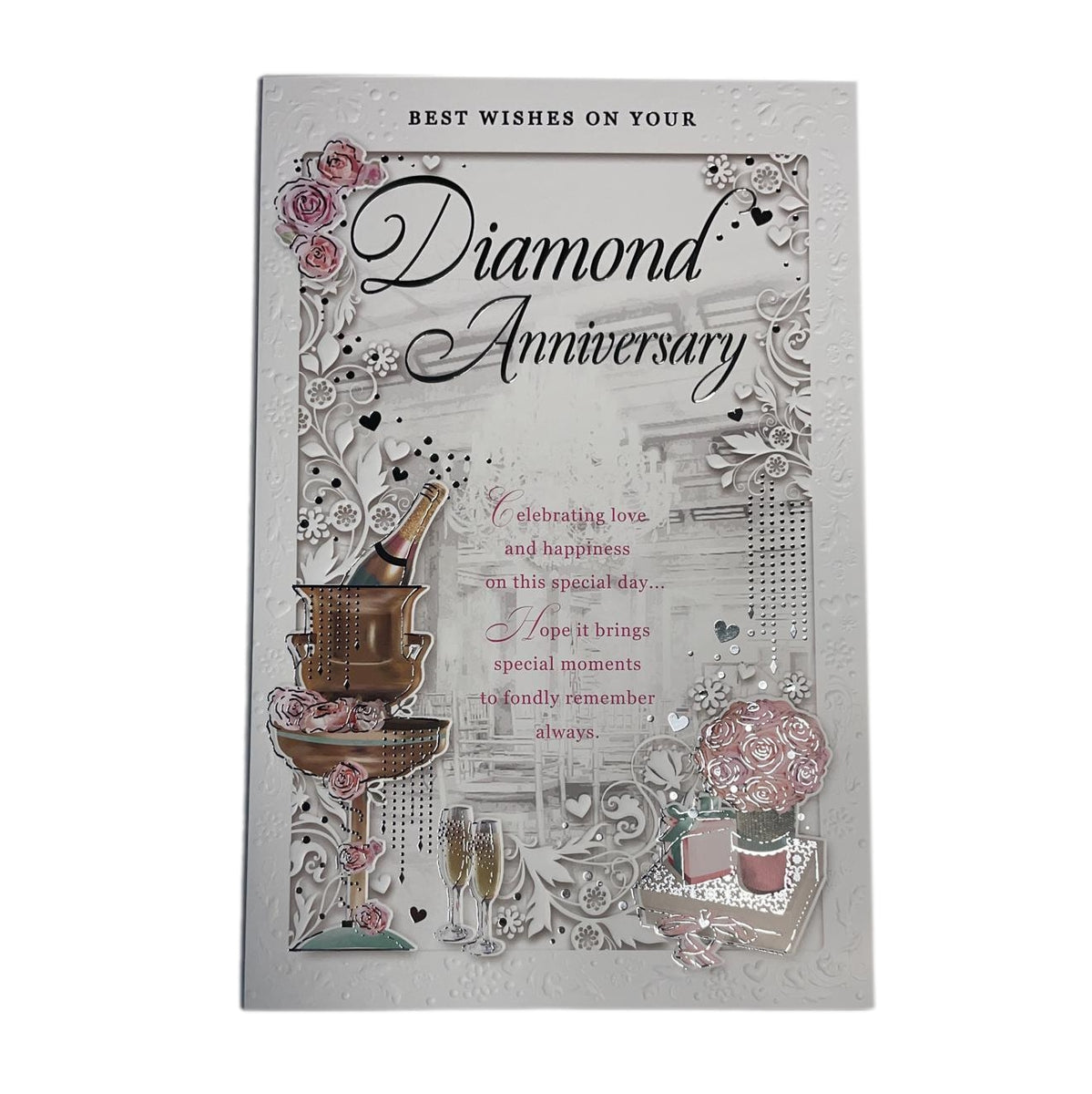 Best Wishes On Your Diamond Anniversary Opacity Card – Collect Cards