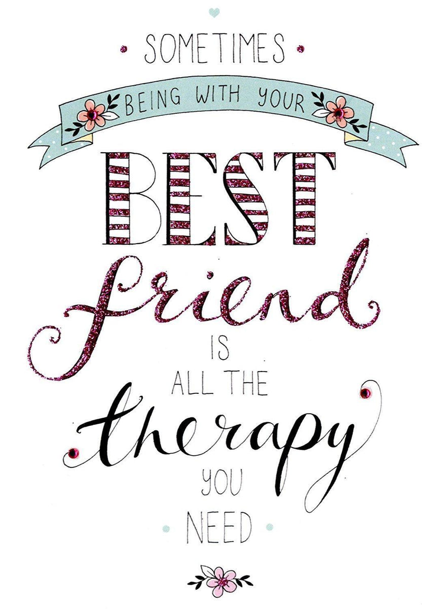 Best Friend Therapy Greeting Card Inspired By Second Nature Cards ...