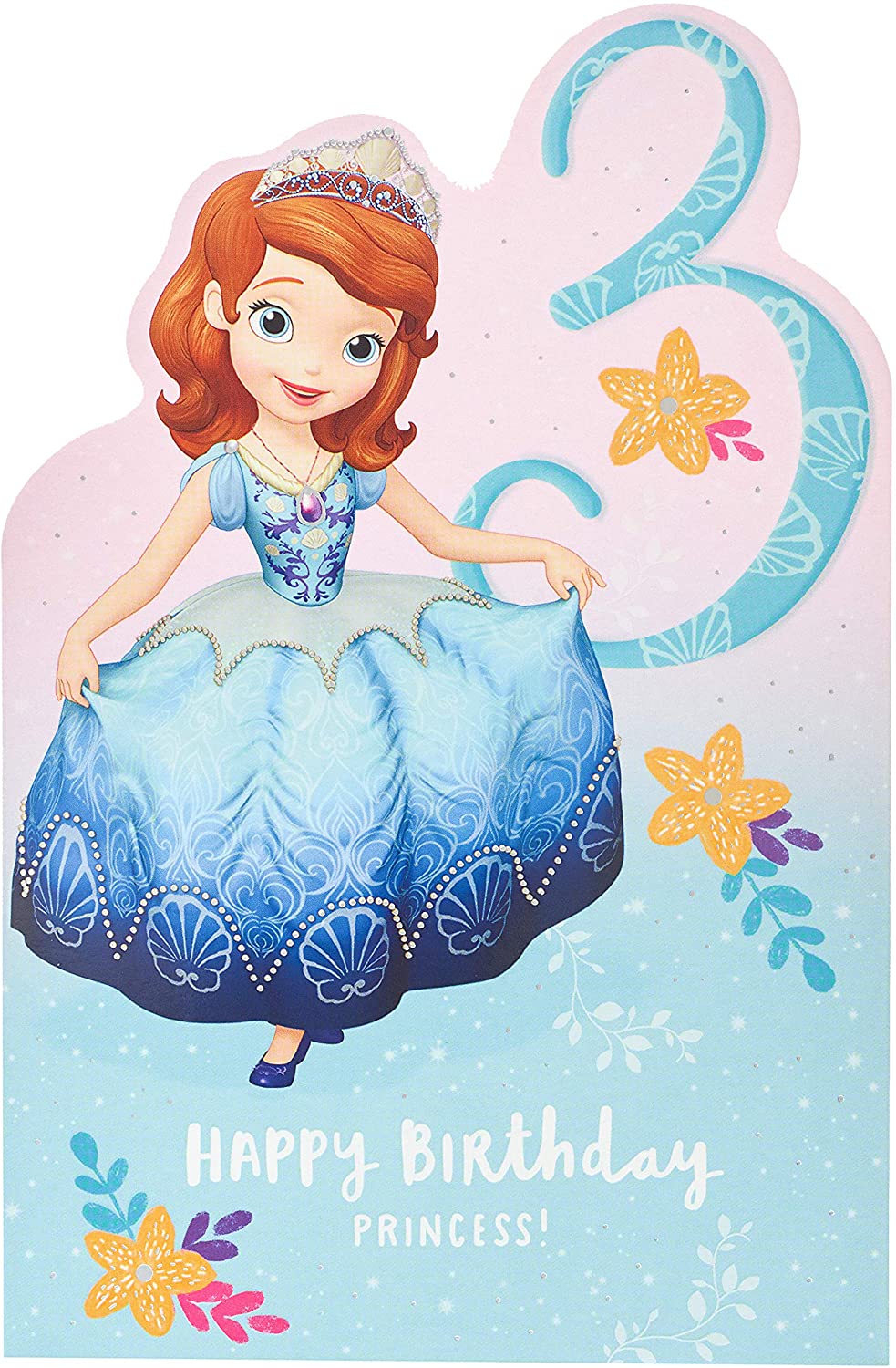 Happy Birthday Princess Sofia Sofia The First Purple And White