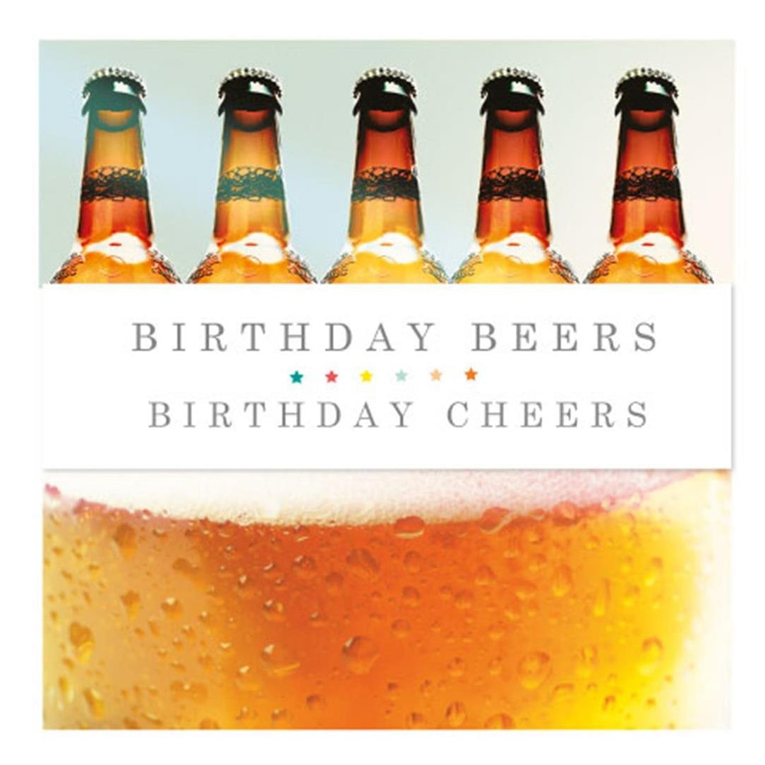 Happy Birthday Masculine Beer