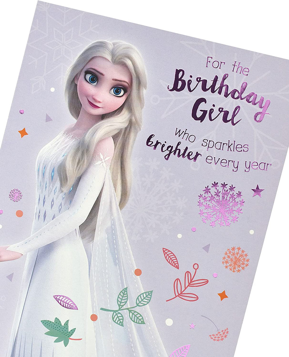 Disney Frozen Princess Elsa Birthday Card – Collect Cards