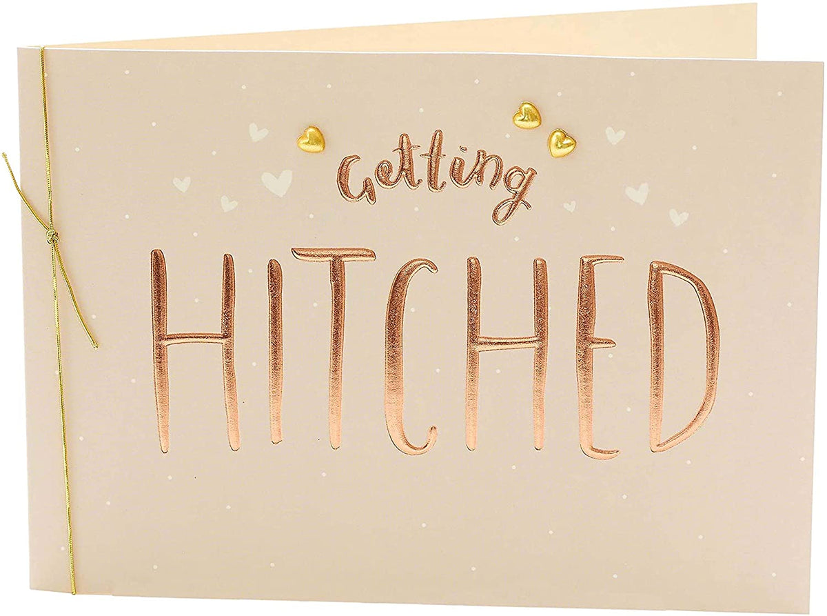 Getting Hitched Wedding Congratulations Card – Collect Cards