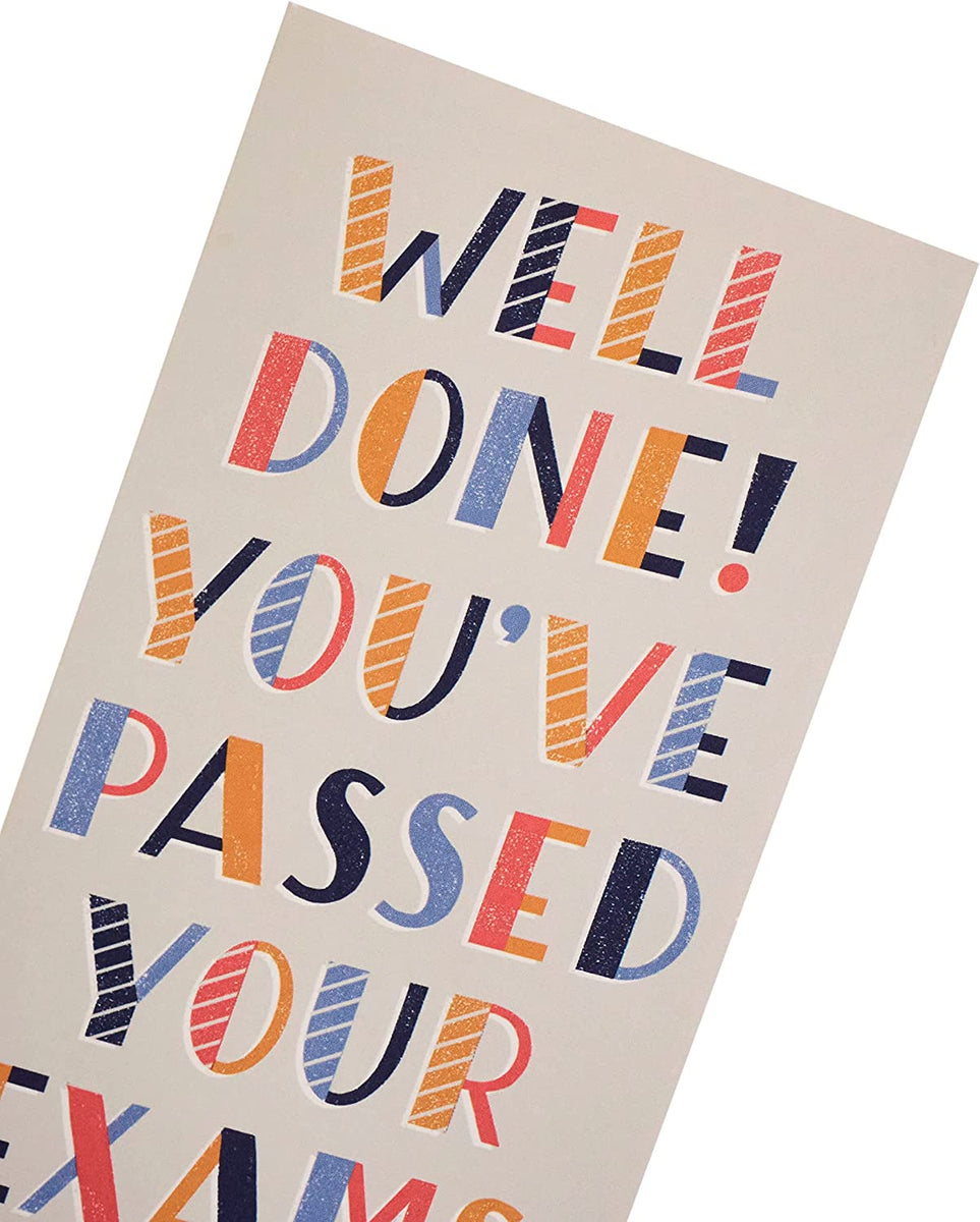 Well Done Passed Exams Congratulations Card – Collect Cards