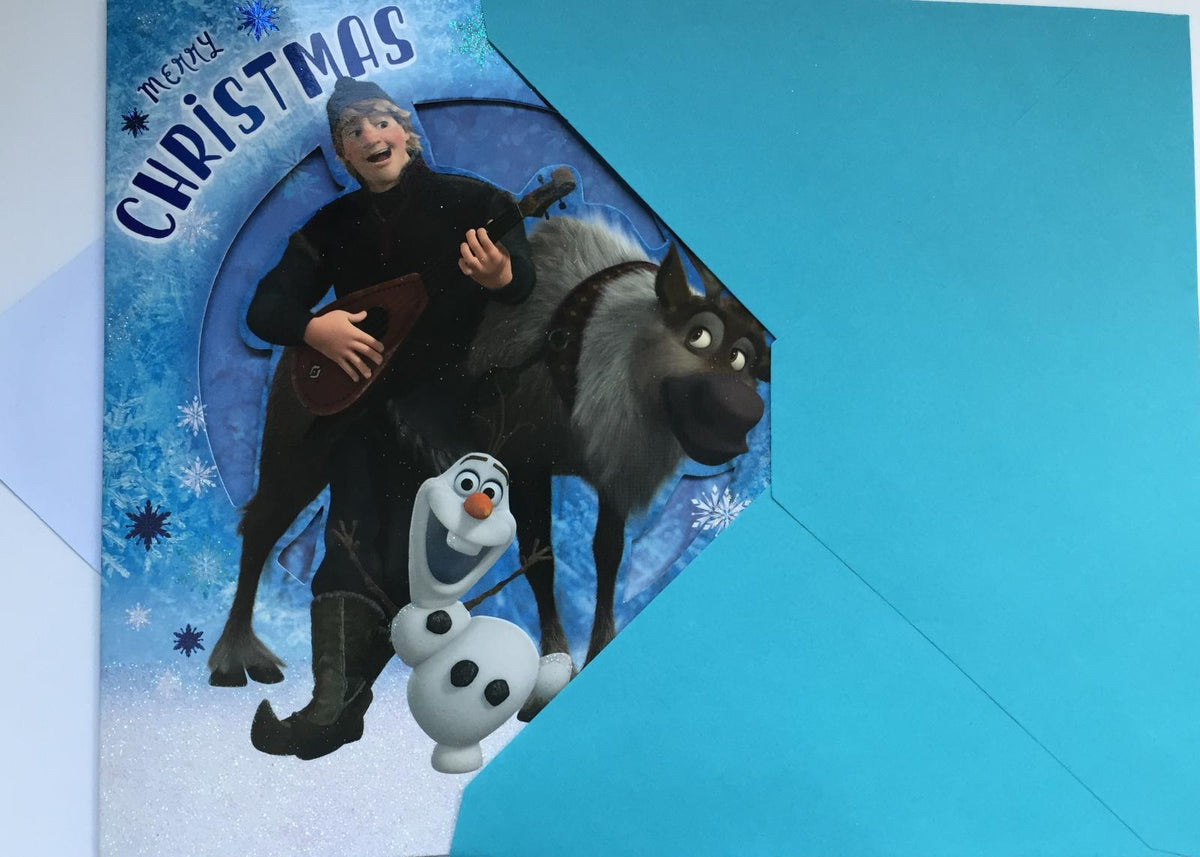 "Merry Christmas Meet The Fun Experts" Disney Frozen Christmas Card ...