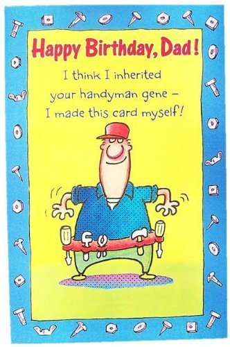 Hanson White Dad Humour Birthday Card Handyman – Collect Cards